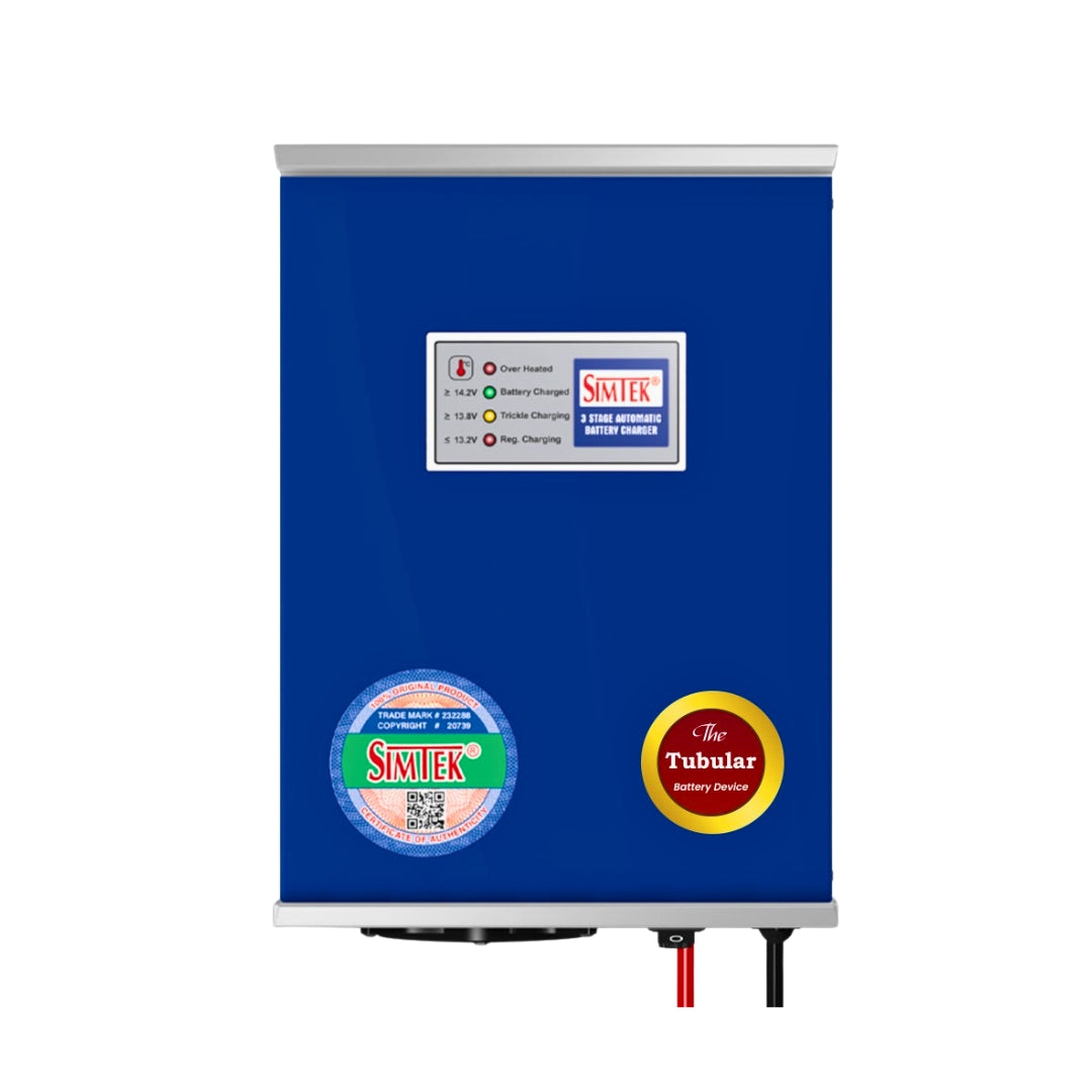 Simtek Tubular Battery Chargers | 12V & 24V Battery Charger Pakistan