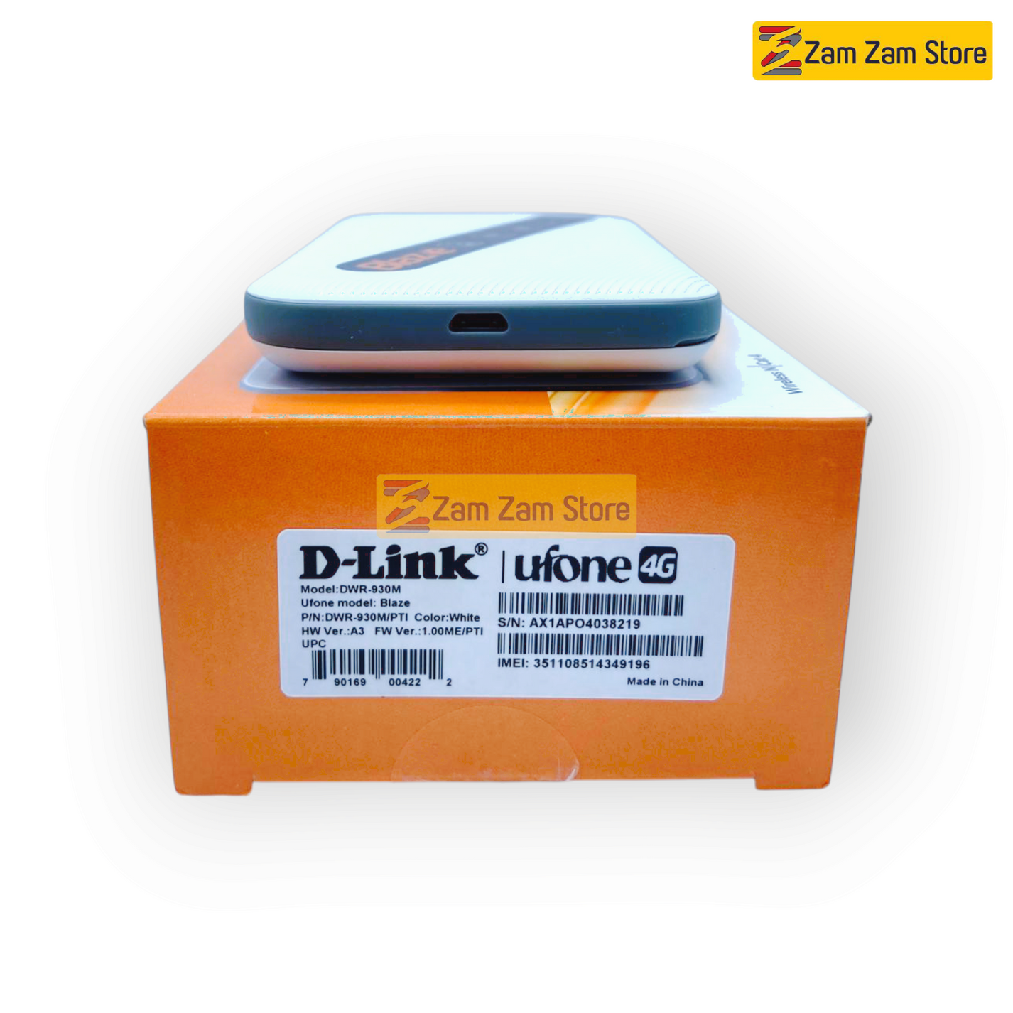 Ufone 4G Blaze Portable WiFi Router | All Sim Support